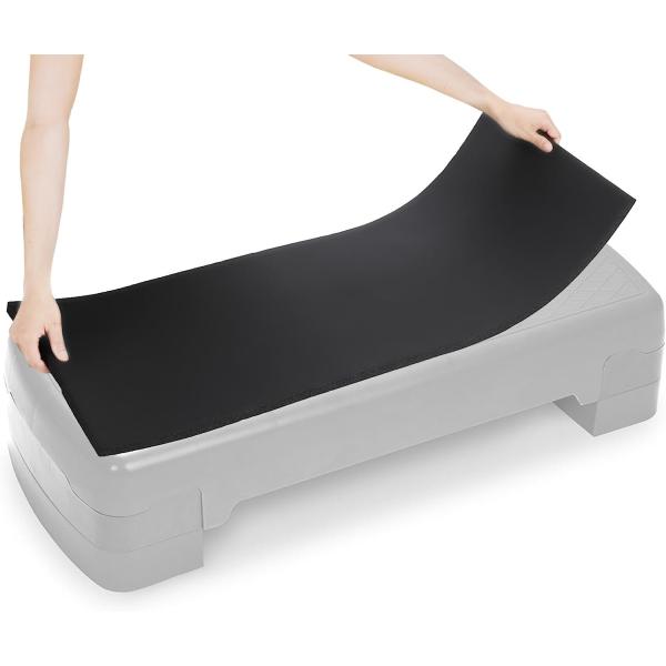 商品名Aerobic Step Platform Thick Mat, Turn Your Stepper into a Comfortable Weight Bench, Non-Slip Knee Mat, Extra Knee Cus...