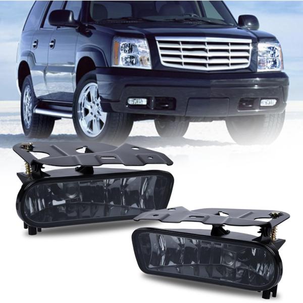 商品名CNNELL Fog Lights Assembly Compatible with 2002 2003 2004 2005 2006 Cadilliac Escalader (Black lens)ブランド：CNNELL商品サイズ：...