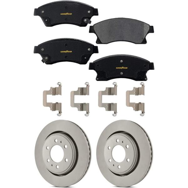 商品名Goodyear Brakes GYD1497 Premium Semi Metallic Auto Vehicle Front Brake Pads and 2144182GY Premium AntiOx Automotive V...