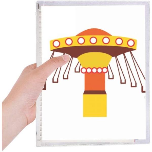 商品名Color Illustration Amusement Park Facilities Notebook Loose Leaf Diary Refillable Journal Stationeryブランド：DIYthinker商品...