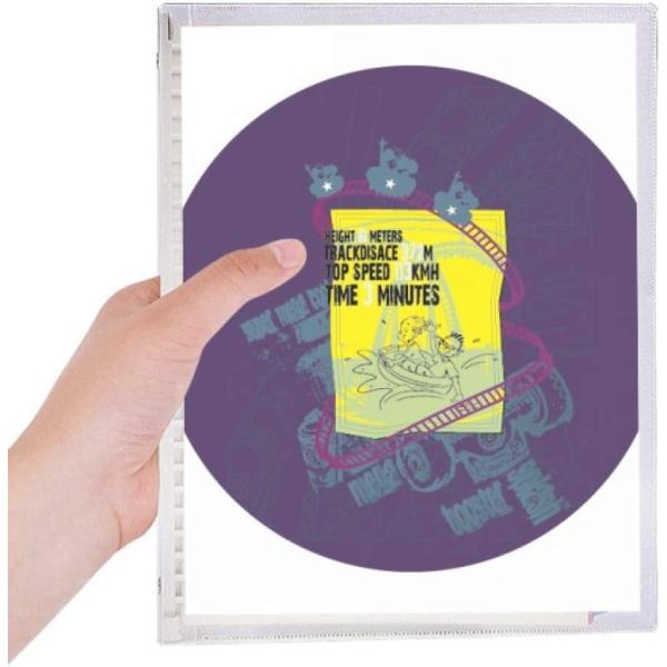 商品名Amusement Park Facilities Roller Coaster Notebook Loose Leaf Diary Refillable Journal Stationeryブランド：DIYthinker商品サイズ：...