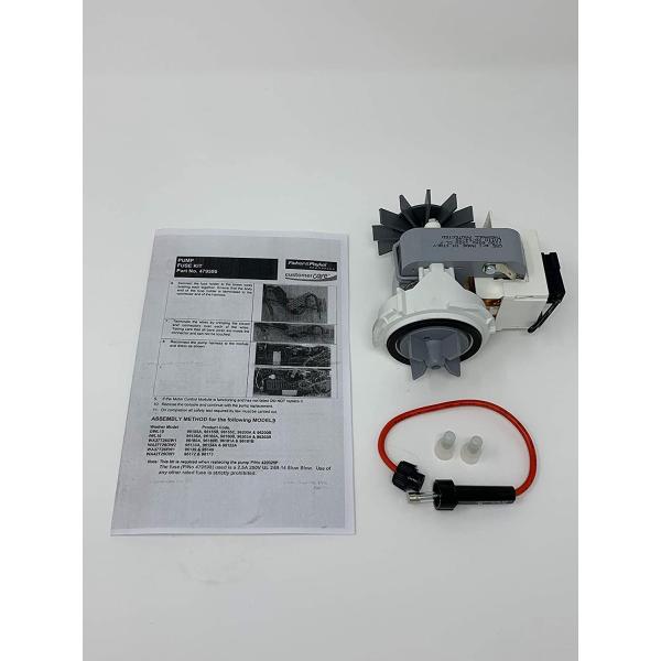 商品名PRIMECO 479595 Washer Drain Pump and Fuse Kit Compatible made by same OEM Manufacuturer AP6791227, 4547072, 420325Pブラ...