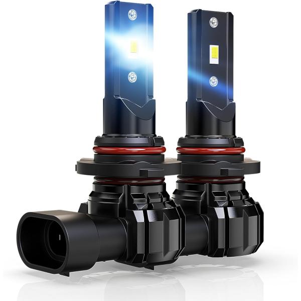 商品名MZS 9005 LED Bulbs, 12000LM Wireless Instant Plug-in HB3 Fog Light Extreme Small Size Fanless Design 6500K White Halo...