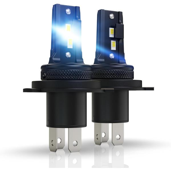 商品名MZS H4 LED Bulbs, 12000LM Wireless Instant Plug-in 9003 HB2 Fog Light Extreme Small Size Fanless Design 6500K White H...
