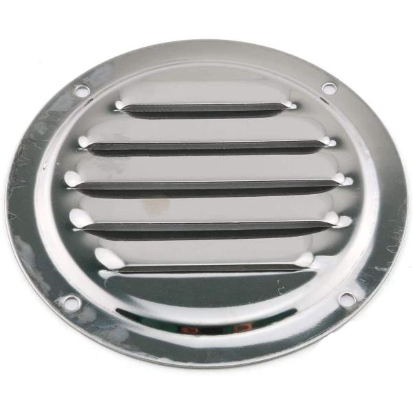 商品名E-outstanding ラウンドルーバーエアベント 4インチ ステンレススチール ラウンドルーバーグリルカバー マリンボート ボートモール換気用E-outstanding Round Louvre Air Vent 4 Inch ...