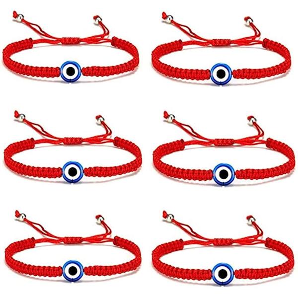 商品名Hand-Woven Evil Eye String Bracelets Adjustable Hamsa Hand Red Rope Cord Thread Braided Bracelet Fatima Hand Ancient ...