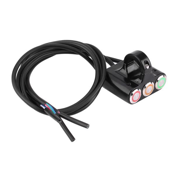 商品名Motorcycle Handlebar Control Switch Button,22mm Motorcycle Handlebar Mount Switch Headlight Hazard Brake Fog Light ON...