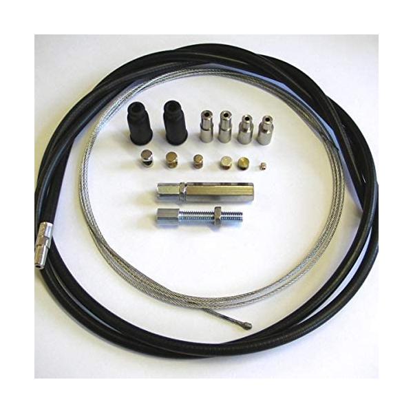 商品名Venhill U01-4-102-BK Universal Motorcycle Throttle Cable Kit 92 Inch - 6mm ODブランド：VENHILL商品サイズ：高さ：5.5 cm横幅：21 cm奥行：26...