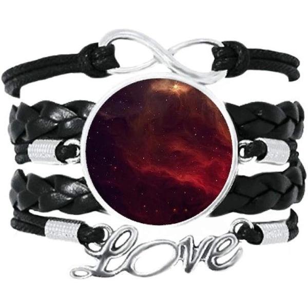 商品名DIYthinker Fancy Nebula Dark Universe Bracelet Love Accessory Twisted Leather Knitting Rope Wristband Giftブランド：DIYthi...