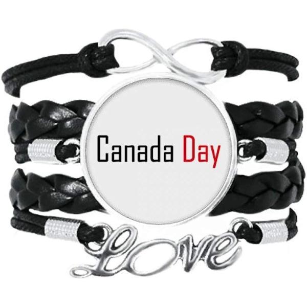 商品名DIYthinker Celebrate Canada Day Blessing Bracelet Love Accessory Twisted Leather Knitting Rope Wristband Giftブランド：DIY...