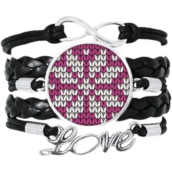 商品名DIYthinker Stitching Octopus Illustration Pattern Bracelet Love Accessory Twisted Leather Knitting Rope Wristband Gif...