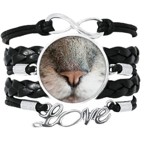 商品名DIYthinker Animal Local Photograph Picture Bracelet Love Accessory Twisted Leather Knitting Rope Wristband Giftブランド：D...