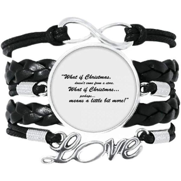 商品名DIYthinker Christmas Not Come from A Stares Bracelet Love Accessory Twisted Leather Knitting Rope Wristband Giftブランド：...