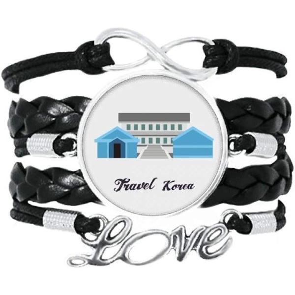 商品名DIYthinker Demilitarized Zone in Korea Bracelet Love Accessory Twisted Leather Knitting Rope Wristband Giftブランド：DIYth...