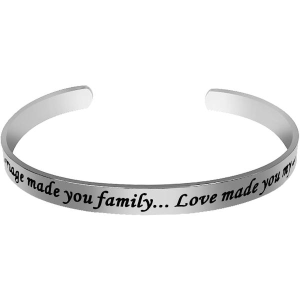 商品名Christmas Keychain Daughter in Law Bracelet Wedding Gift for Daughter Jewelry Bracelet Bride to Be Gift Step Daughter...