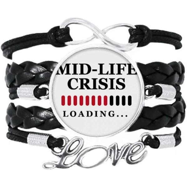 商品名OFFbb-USA Mid-Life Crisis Process Loading Bracelet Love Accessory Twisted Leather Knitting Rope Wristband Giftブランド：OF...