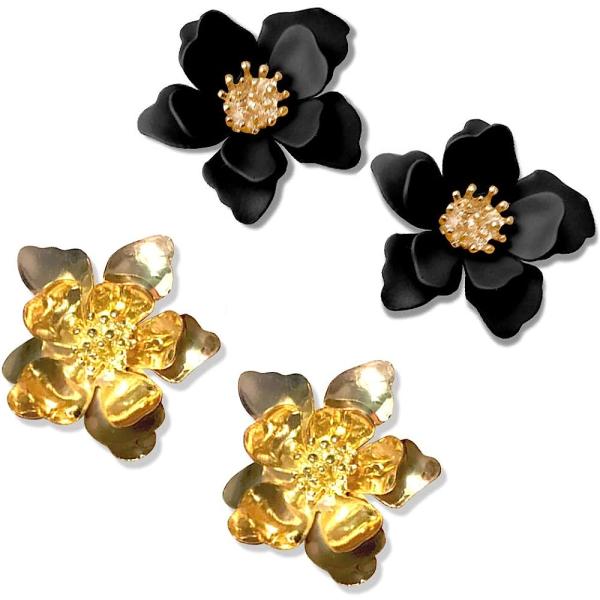 商品名D.Rosse シック ボーホー マットフラワー ステートメント スタッドイヤリング ゴールドフラワー つぼみ 女性 姉妹 母 恋人 友人D.Rosse Chic Boho Matte Flower Statement Stud Ea...