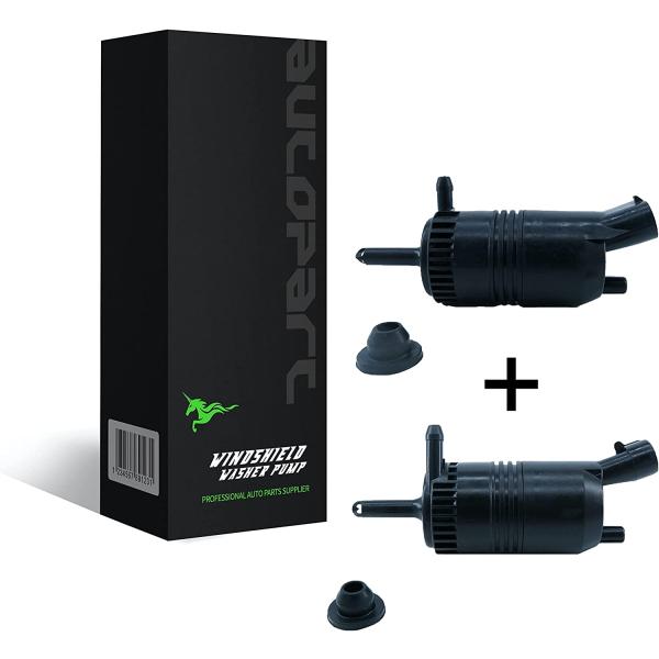 商品名tostmolt 2pcs 12V Front+Rear Windshield Washer Fluid Pump w/Grommet For Astro Safari Trailblazer Envoy Suburban Yukon...