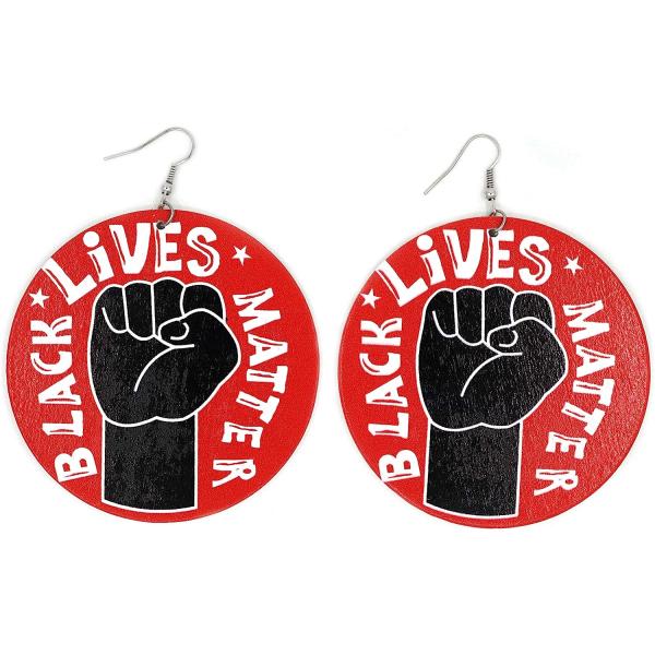 商品名Teri's Boutique Clenched Fist Raised Fist Universal Symbol Black Lives Matter Light Weight Fashion Jewelry Accessory ...