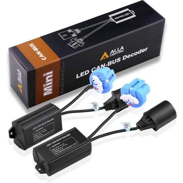 商品名Alla Lighting P29t Base HB1 9004 LED Decoders CAN Bus Error Free for LED/DRL Kits Bulbs Anti-Flickering/Blinkingブランド：...