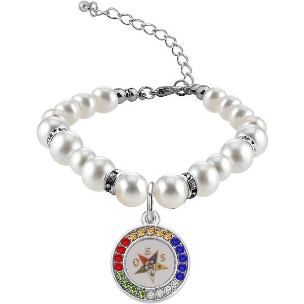 商品名SEIRAA オーダー オブ ザ イースタン スター ソロリティ ギフト OESシンボル フック イヤリング OESチャーム ブレスレット 彼女用SEIRAA Order of The Eastern Star Sorority Gi...