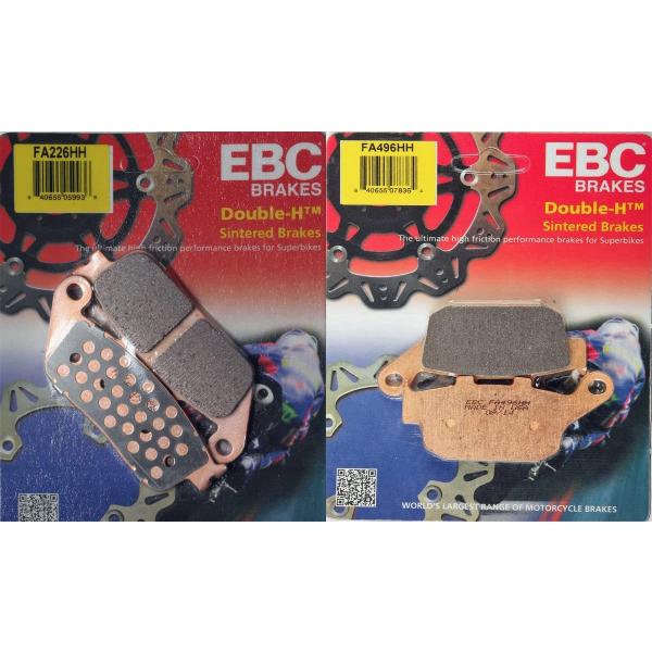 商品名EBC HH Front &amp; Rear Brake Pads Set - HON CBR250R &amp; CBR300R_FA226HH|FA496HHブランド：RPM商品サイズ：商品番号：色：素材：Stainless S...