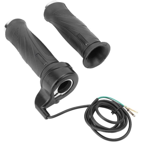 商品名Kuuleyn 1 Pair Throttle Handle Grip Cable,Universal Ebike Throttle Grip for Electric Scooter Motorcycle ATV Speed Con...