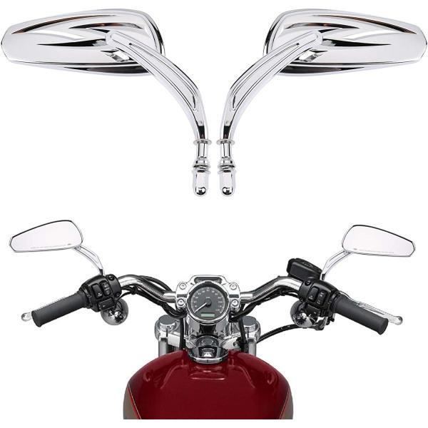 商品名KEMIMOTO Street Glide Mirrors Motorcycle Rear View Mirrors Long Stem Compatible with Dyna Softail Sportster Road King...