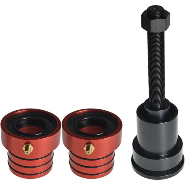 商品名Labwork Dana 30/44 フロントアクスルチューブシールペア+インナーアクスルサイドシール取り付けツール 交換用 Jeep JK TJ XJ YJ 1984-2018 (1996を除く) ブラック/レッドlabwork 3...