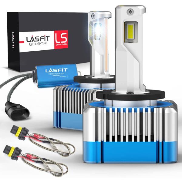 商品名LASFIT D1S D1R D3S D3R LED電球 100W 11000ルーメン 500%明るい 6000K クールホワイト LED電球 プラグアンドプレイ LS Plusシリーズ LEDコンボキット 2個パックLASFIT D...