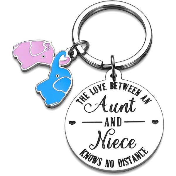 商品名Aunt Nieceギフト キーチェーン 誕生日 バレンタイン 叔母さんへの感謝 女性 感謝祭 クリスマスペンダント 叔母と姪の愛 遠距離に知らない ウェディングジュエリー 彼女へのAunt Niece Christmas Gifts...