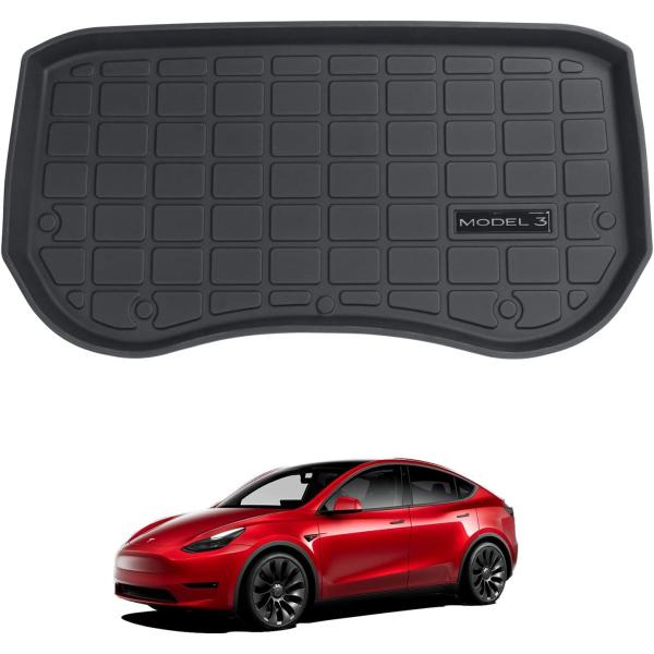 商品名BASENOR 2023 2022 2021 Tesla モデル3 フランクマット フロントライナー オールプロテクション 高耐久 カーゴマット アクセサリー ブラックBASENOR 2023 2022 2021 Tesla Mode...