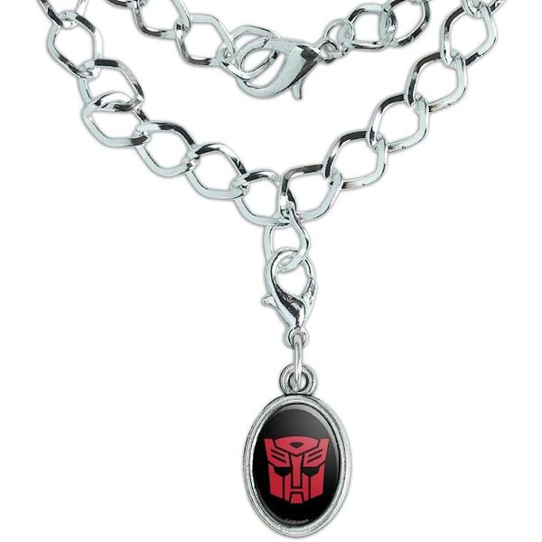 商品名Transformers Autobot Symbol Silver Plated Bracelet with Antiqued Oval Charmブランド：GRAPHICS &amp; MORE商品サイズ：商品番号：色：Silve...