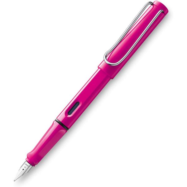 商品名LAMY safari Broad Nib Fountain Pen with Converter Z28 Pinkブランド：Lamy商品サイズ：商品番号：色：Pink素材：Plastic