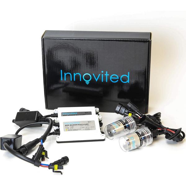 商品名Innovited 55W AC HIDバンドル (1ペア) スリムバラストと(1ペア) キセノン電球 H11 H9 H8 6000K (ダイヤモンドホワイト)Innovited 55W AC HID Bundle with (1 P...