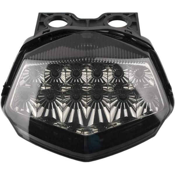 商品名Newsmarts Motorcycle LED Brake Tail Light Integrated Brake Taillight with Turn Signals for Kawasaki Ninja 250R 2008 2...