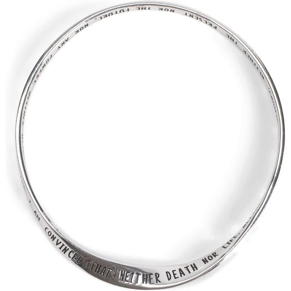 商品名Dicksons The Love シルバーメッキ ワンサイズ ステンレススチール メビウス ツイストバングルブレスレットDicksons The Love Silver Plated One Size Stainless Steel...