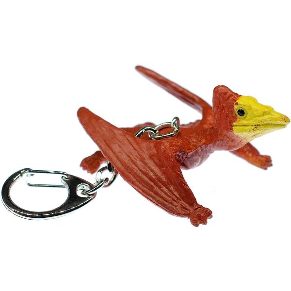 商品名Miniblings Pterosaur Keychain - Handmade Fashion Jewelry I Pterosauria Dinosaurs Dino Saurian Reptile Primeval Red - ...