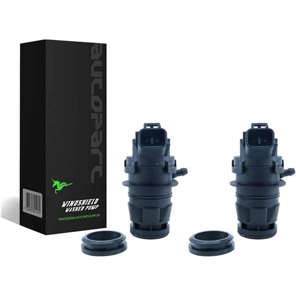 商品名tostmolt 2pcs 12V Front+Rear Windshield Washer Fluid Pump Motor w/Grommet For Prius FJ Land Cruiser Sequoia 4Runner R...