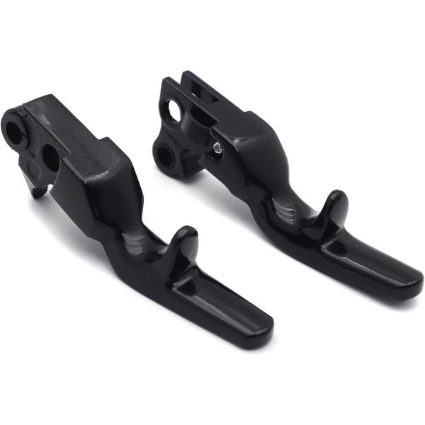 商品名XKH- Short Hand Brake Clutch Lever (Black) Replacement of Motorcycle Parts Compatible with 96-03 Harley XL 96-12 Soft...