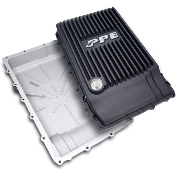 商品名Pacific Performance Engineering - Heavy-Duty Cast Aluminum Shallow Transmission Pan (Black) 328053220 Compatible with...