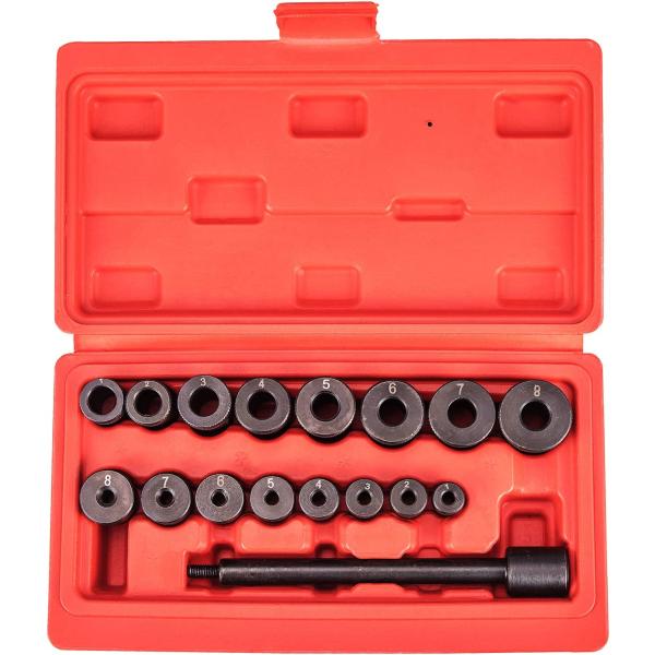 商品名Shankly ユニバーサルクラッチアライメントツールセット 精密製造 化学ブラック加工 17ピース キャリーケース付きShankly, Universal Clutch Alignment Tool Set - 17 Pieces,...