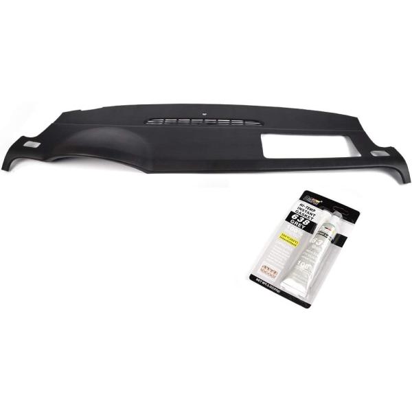商品名ブラック成形ダッシュボードベゼルカバーキャップ シボレータホアバランチ サバーバン GMC ユーコン 07-14 シルバラード シエラ 07-13用CHEDA Molded Dash Board Cover Cap Compatibl...