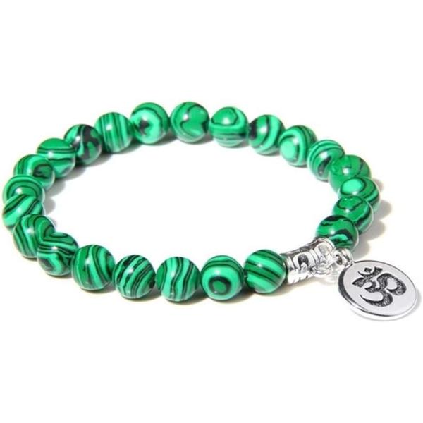 商品名ZZYLHS Handmade Natural Stone Lotus Buddha Beads Bracelet Pink Zebra Stone Lotus Charm Bracelet for Women Men Yoga Je...