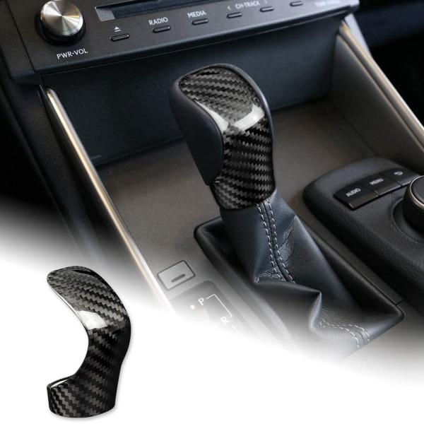 商品名AIRSPEED カーギア シフトノブ ヘッドカバー ハンドルステッカー 内装トリム Lexus IS250 IS350 IS200T アクセサリー 2014-2017用 カーボンファイバーAIRSPEED Car Gear Shif...