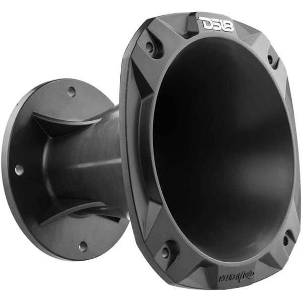 商品名DS18 PRO-HP102/BK 2インチ スロートABSプラスチックホーン - ボルトオン、35°、4.8インチ 深さ。DS18 PRO-HP102/BK 2"" Exit Horn Waveguide Plastic Horn ...