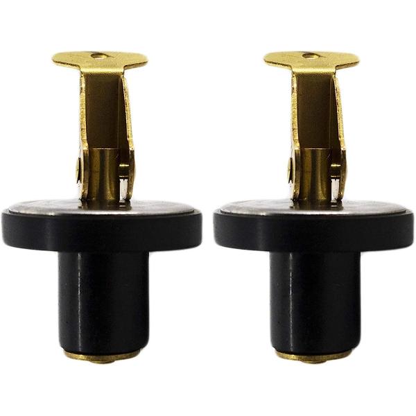 商品名MARINE CITY 真鍮 スナップロック ベイトウェルプラグ - 3/4インチ (2パックで販売)MARINE CITY Brass Snap Lock Baitwell Plugs Strong and Sturdy Fine ...