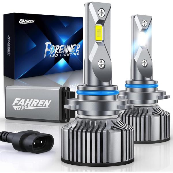 商品名forenner Fahren 9005/HB3 LED Bulbs for PowerSports ATV, 600% Brighter, 6500K Cool White, Halogen Replacement for Fog ...