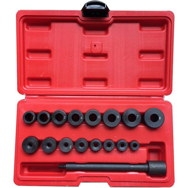 商品名DPTOOL ユニバーサルクラッチアライミングキット 17点DPTOOL Clutch Alignment Tool Kit 17pc Universal Flywheel Pilot Hole and Clutch Drive Pl...