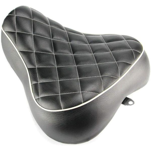 商品名HIYOYO オートバイフロントドライバーライダーソロシート ハーレースポーツスター883 1200 72 48 1983-2003用 ダイヤモンドブラックHIYOYO Motorcycle Front Driver Rider So...